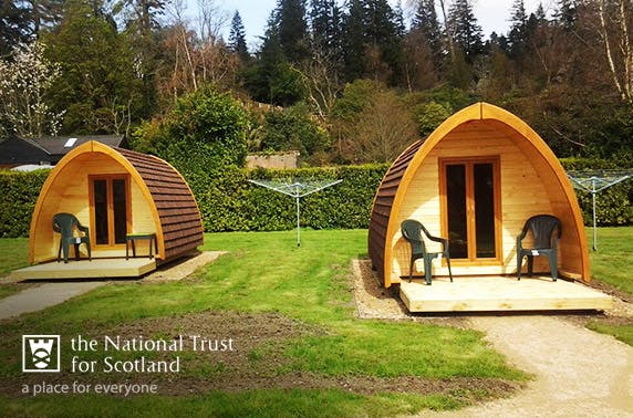 Arran glamping pods, Brodick Castle – itison