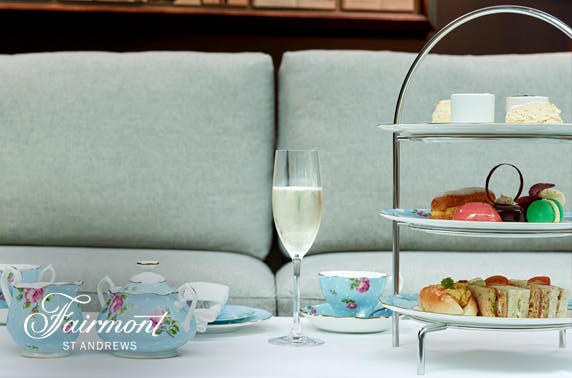 5* Fairmont St Andrews luxury afternoon tea – itison