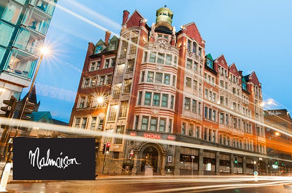 4* Malmaison Manchester spa day & afternoon tea – itison