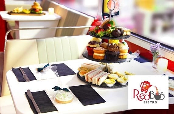 Glasgow Red Bus Bistro Prosecco afternoon tea tour – itison