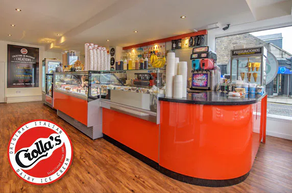 Crolla’s ice cream, Aberdeen - from £3 pp – itison