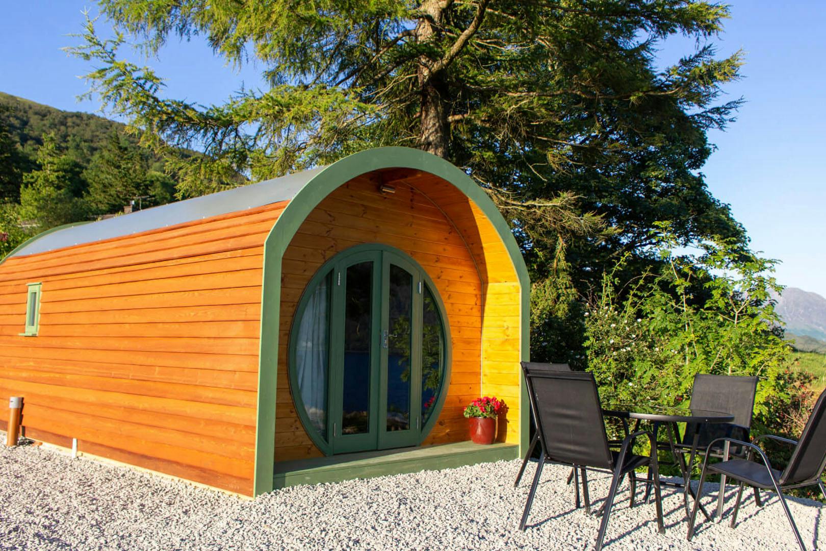 The Onich Hotel, beach pods – itison